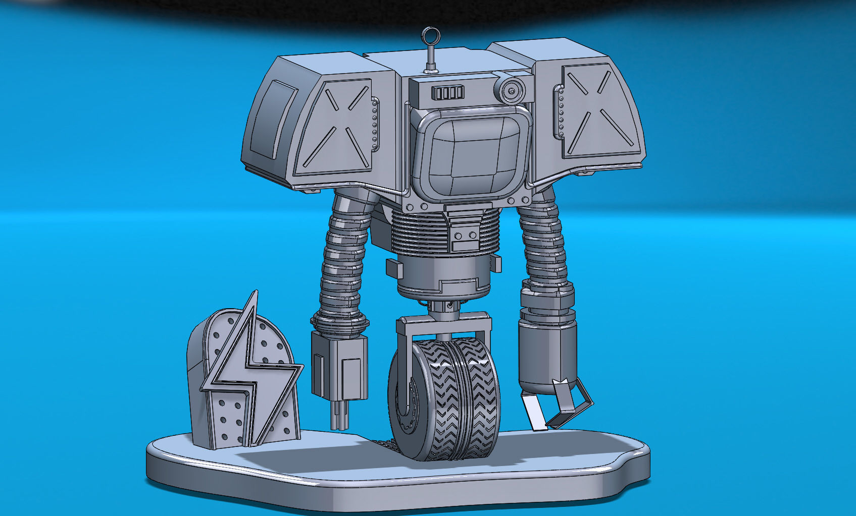 Fallout New Vegas Securitron 3D model 3D printable | CGTrader