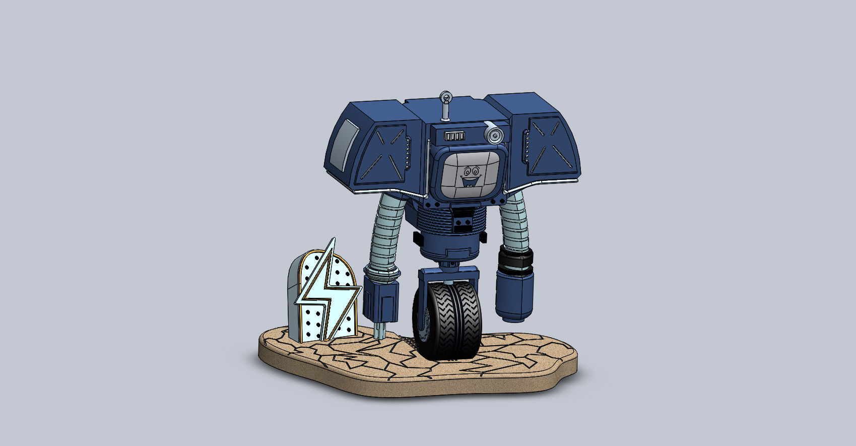 Fallout New Vegas Securitron 3D model 3D printable | CGTrader