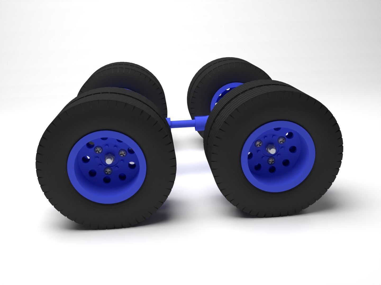 double axle for rc truck 3D model 3D printable | CGTrader