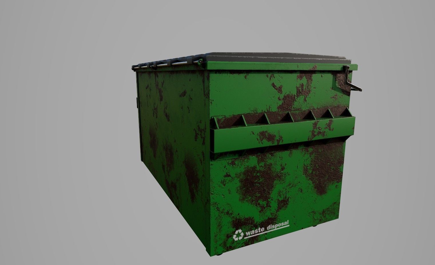 3D model Big Trash dumpster VR / AR / low-poly | CGTrader