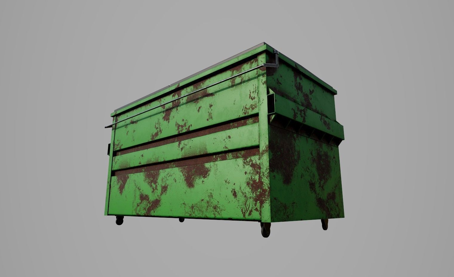 3D model Big Trash dumpster VR / AR / low-poly | CGTrader