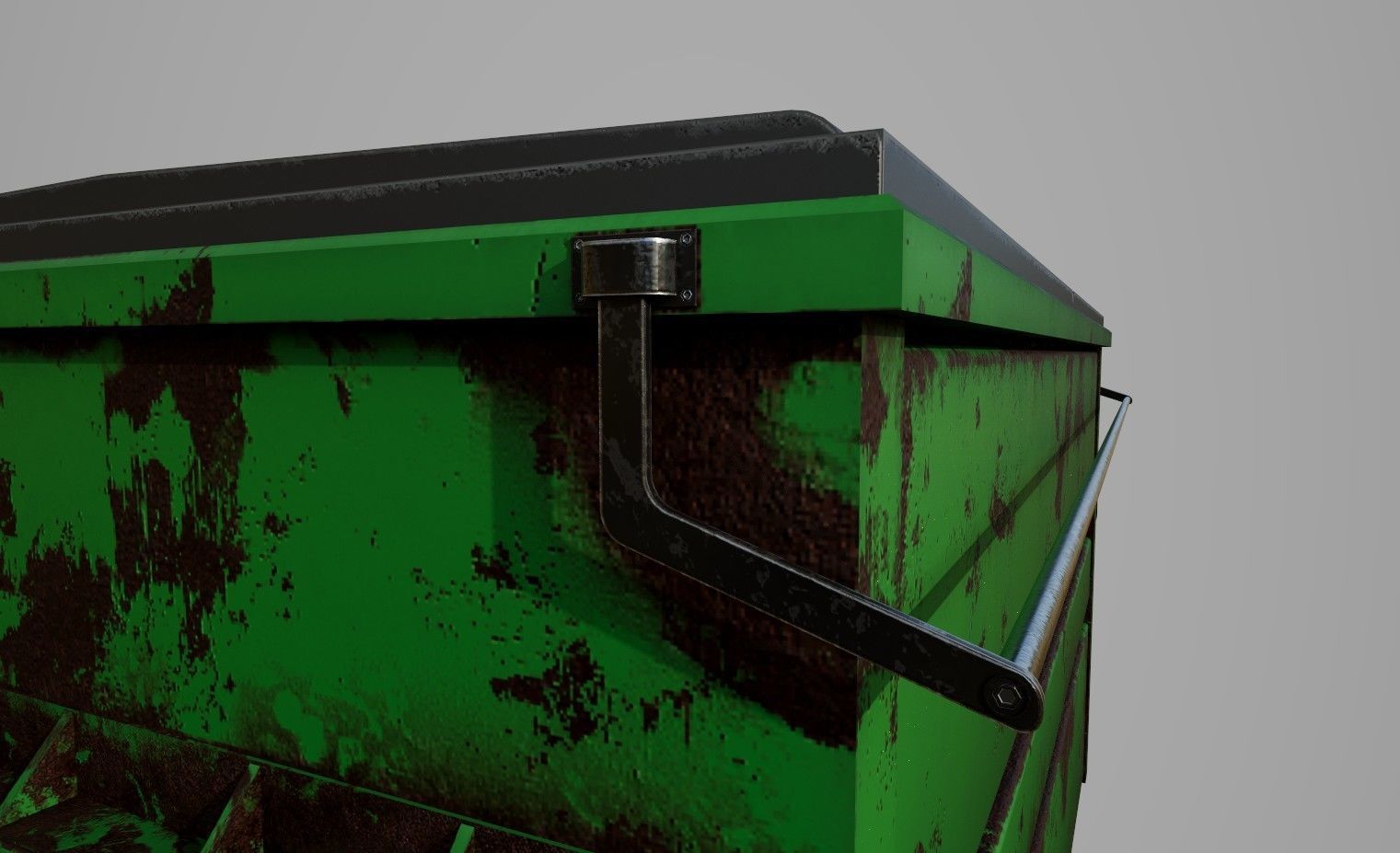 3D model Big Trash dumpster VR / AR / low-poly | CGTrader