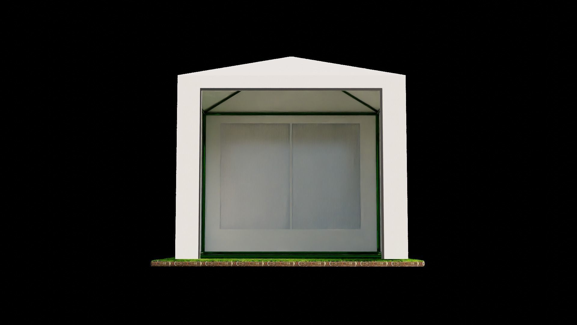 prefabricated tent 3D model | CGTrader