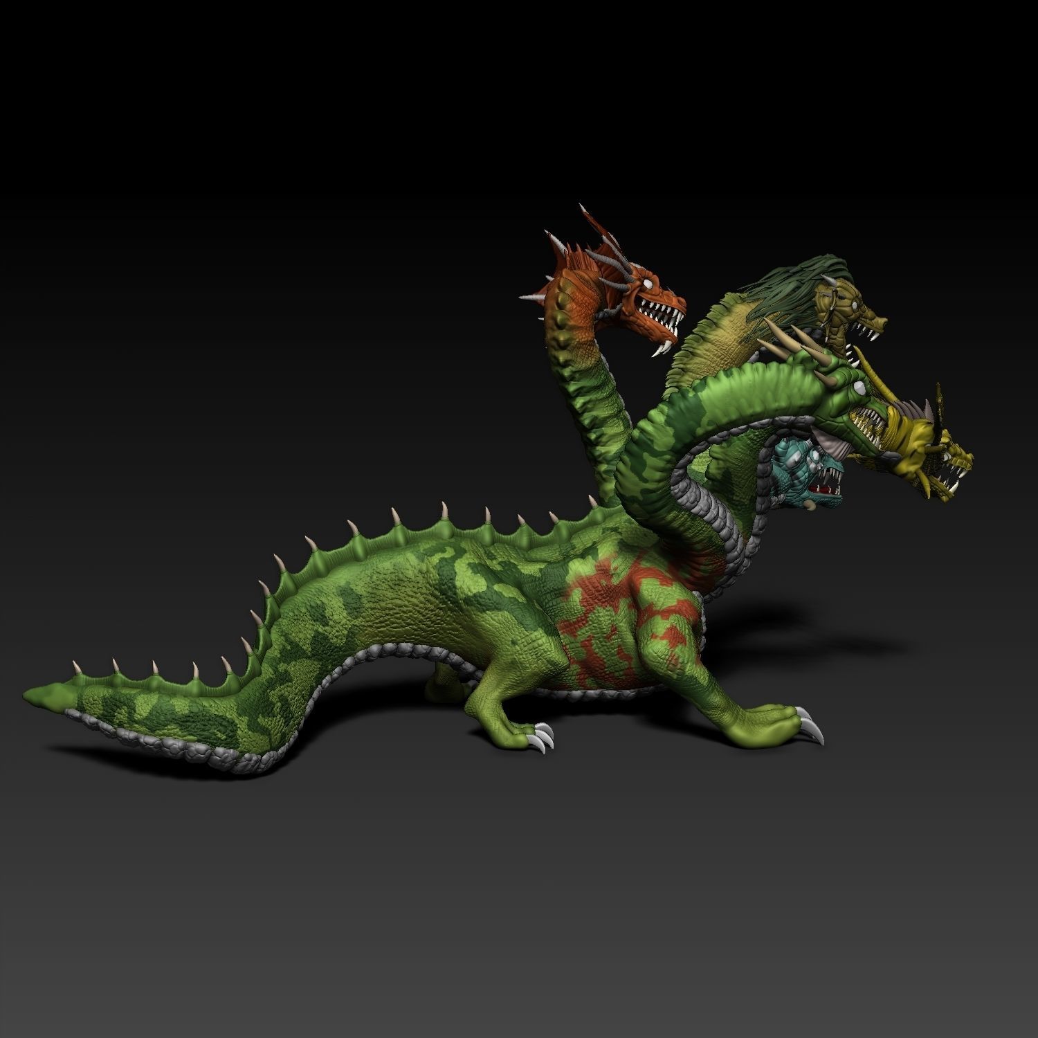 Heroes 3 Chaos Hydra model for 3D printing 3D model 3D printable | CGTrader