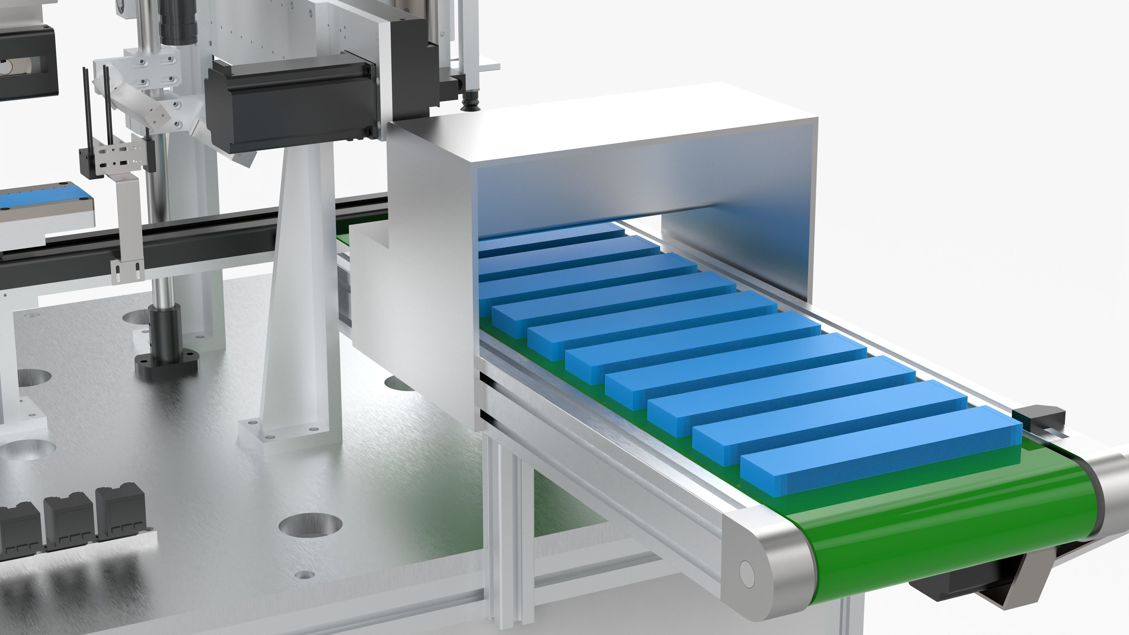 Automatic Wire Fixed Length Cutting Inspection Machine 3D model | CGTrader