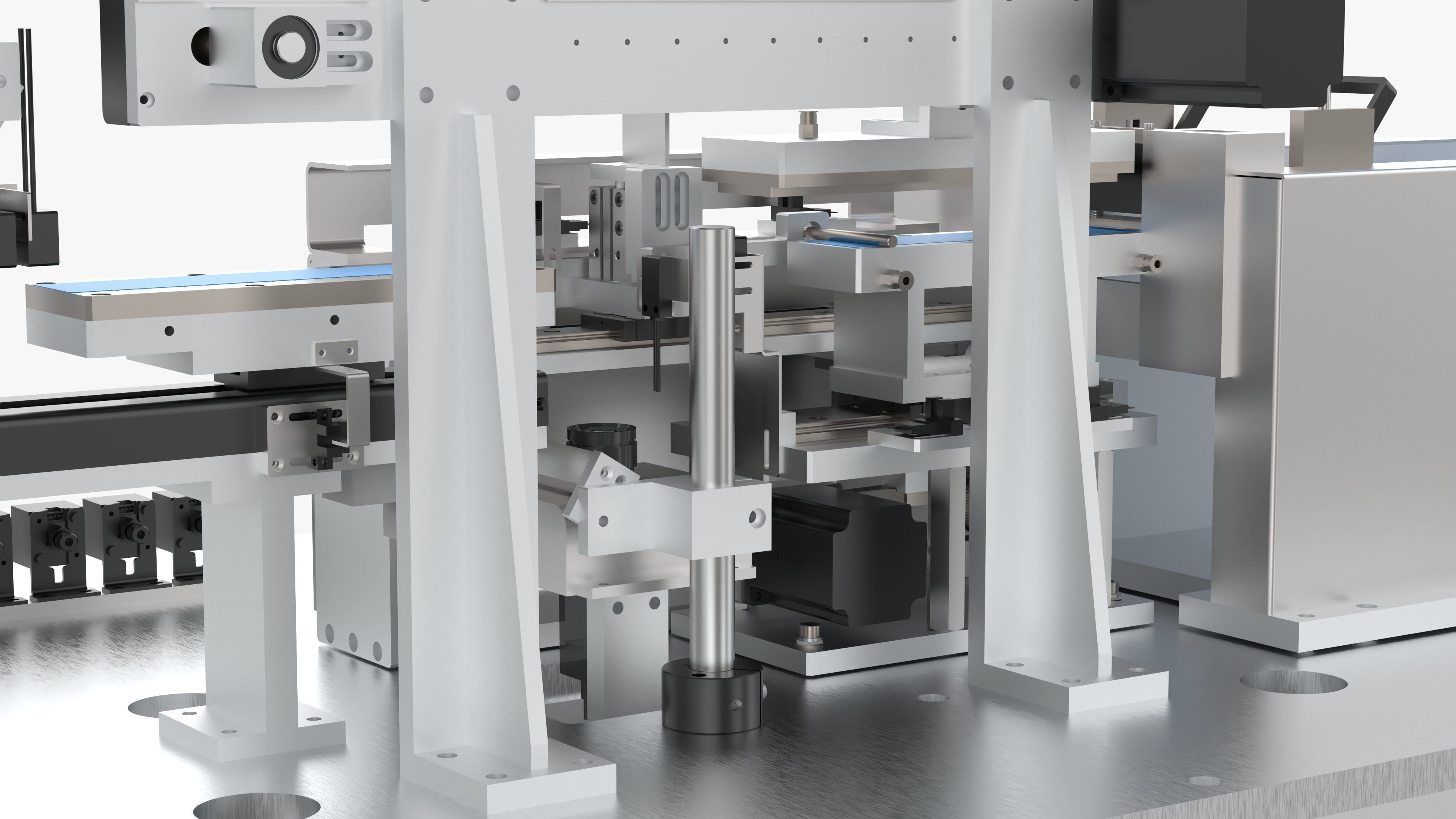 Automatic Wire Fixed Length Cutting Inspection Machine 3D model | CGTrader