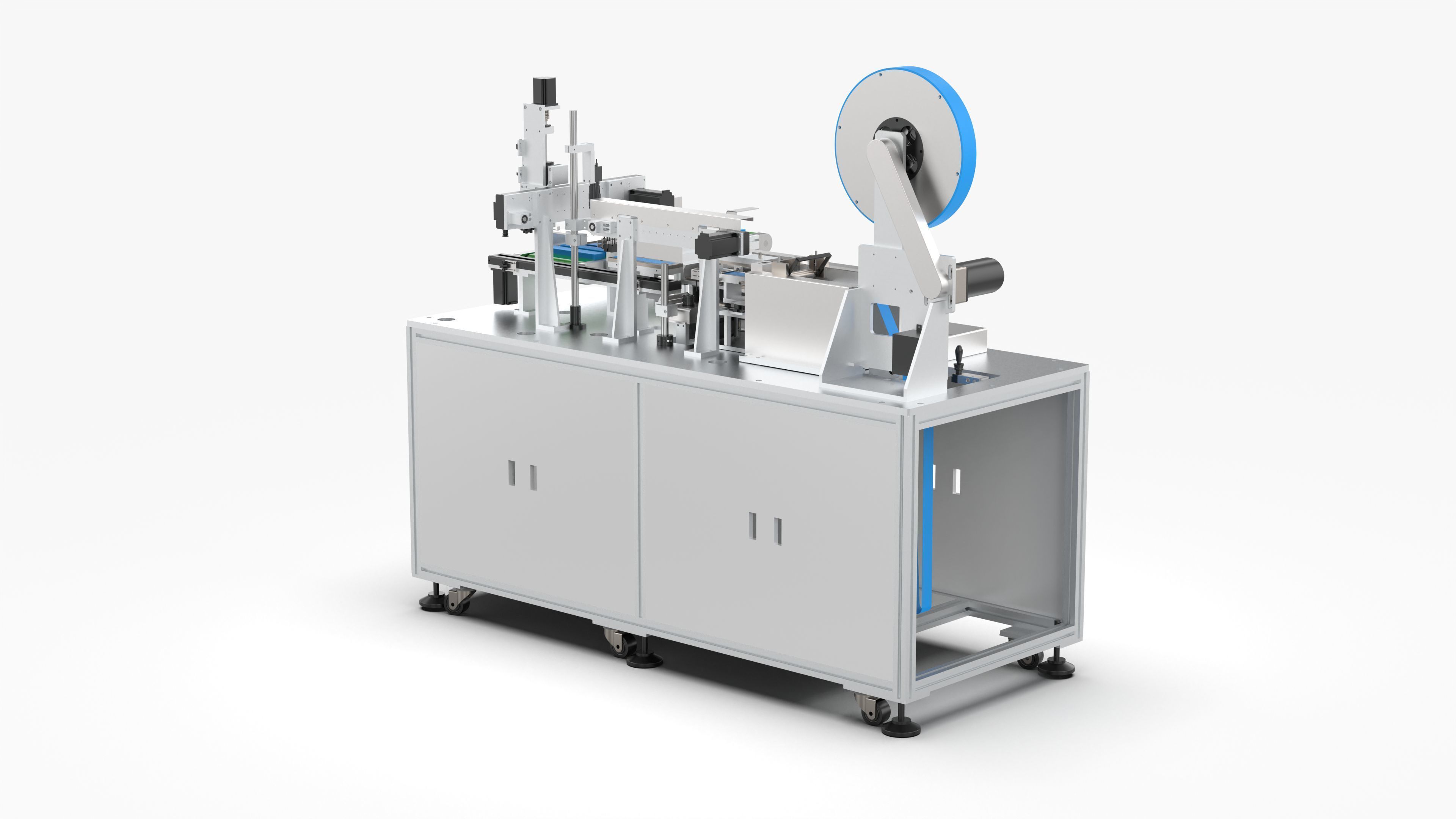 Automatic Wire Fixed Length Cutting Inspection Machine 3D model | CGTrader