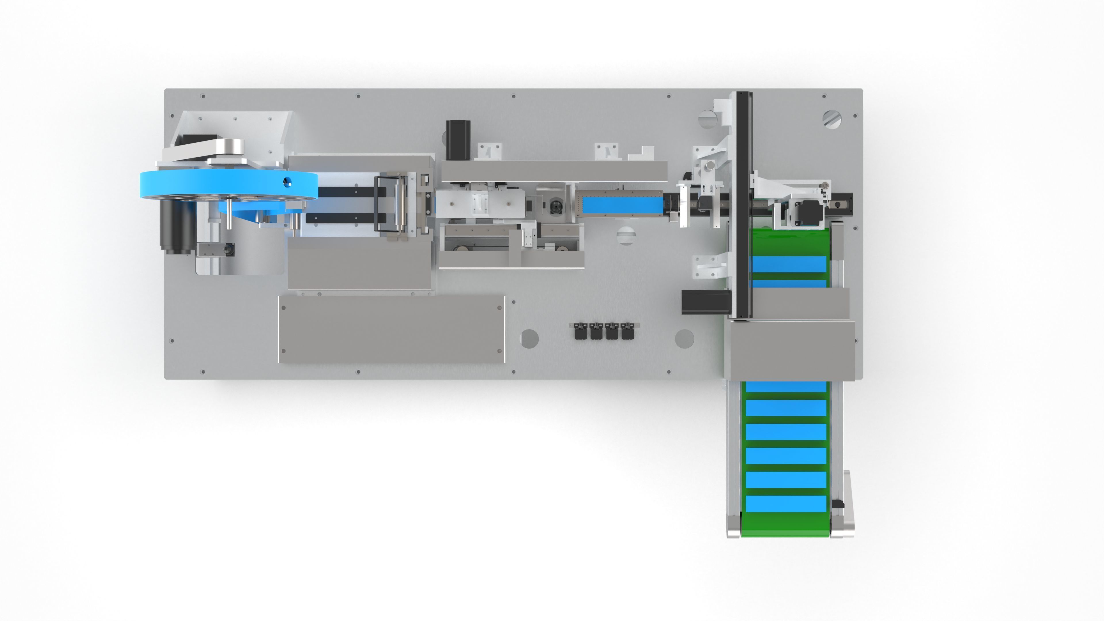 Automatic Wire Fixed Length Cutting Inspection Machine 3D model | CGTrader