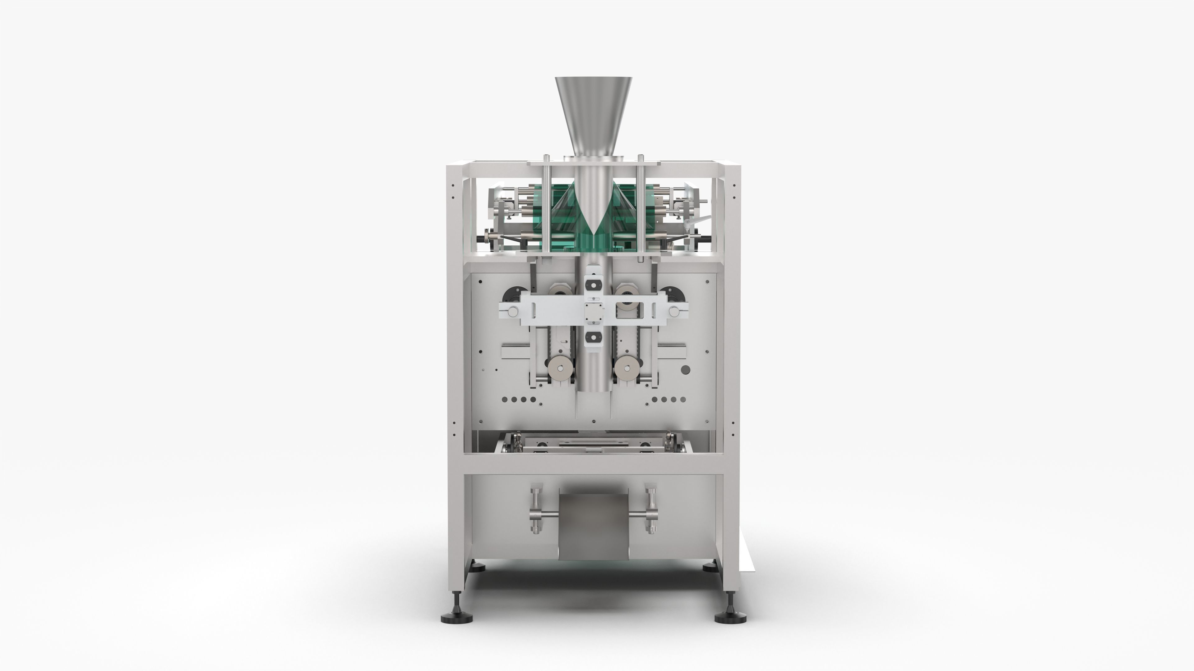 Automatic Granule Packing Machine 3D model | CGTrader