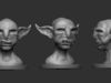 Grumpy Goblin Sculpture 3D model 3D printable | CGTrader