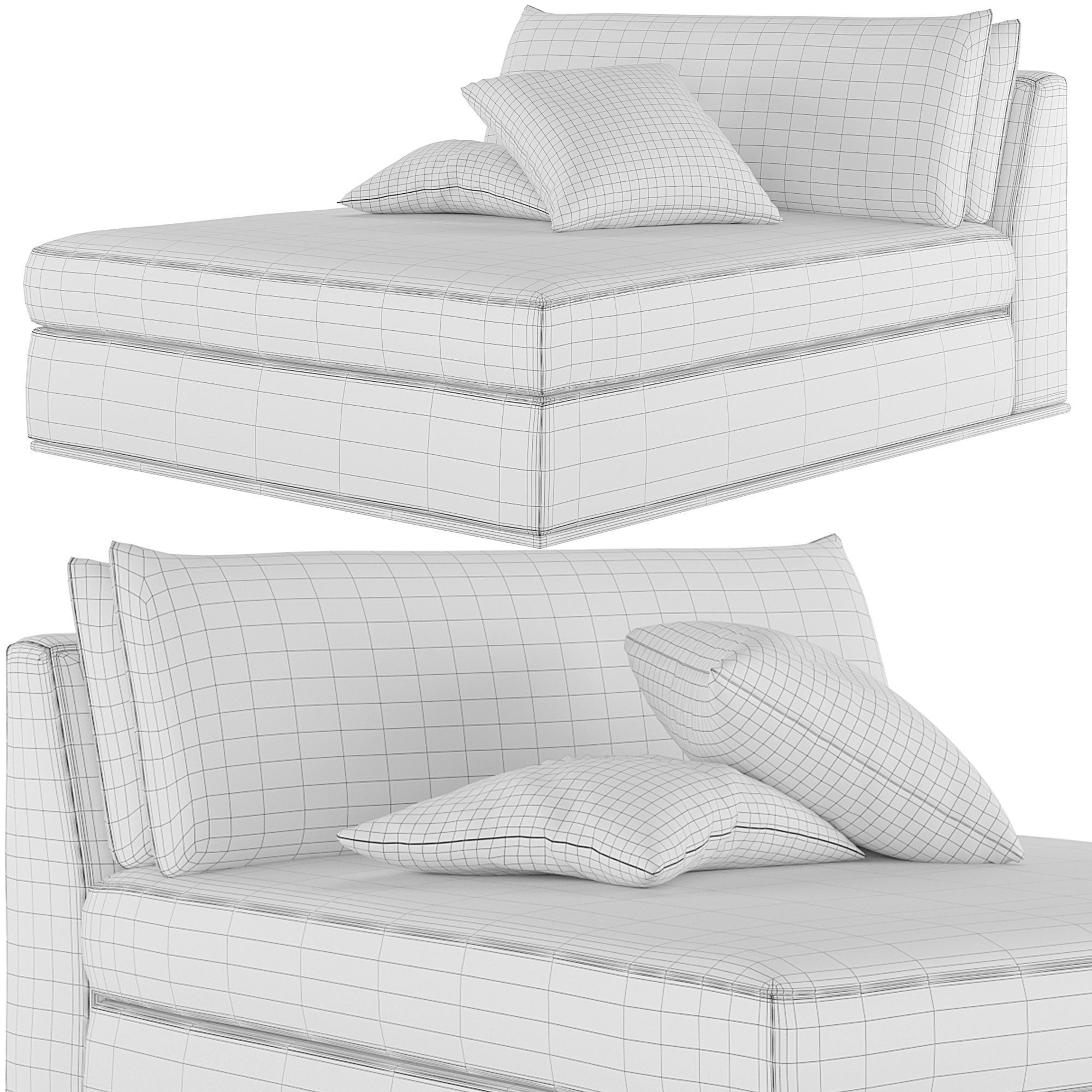 Daybed Ronny 3D model | CGTrader