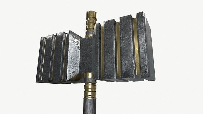 3D model Battle hammer VR / AR / low-poly | CGTrader