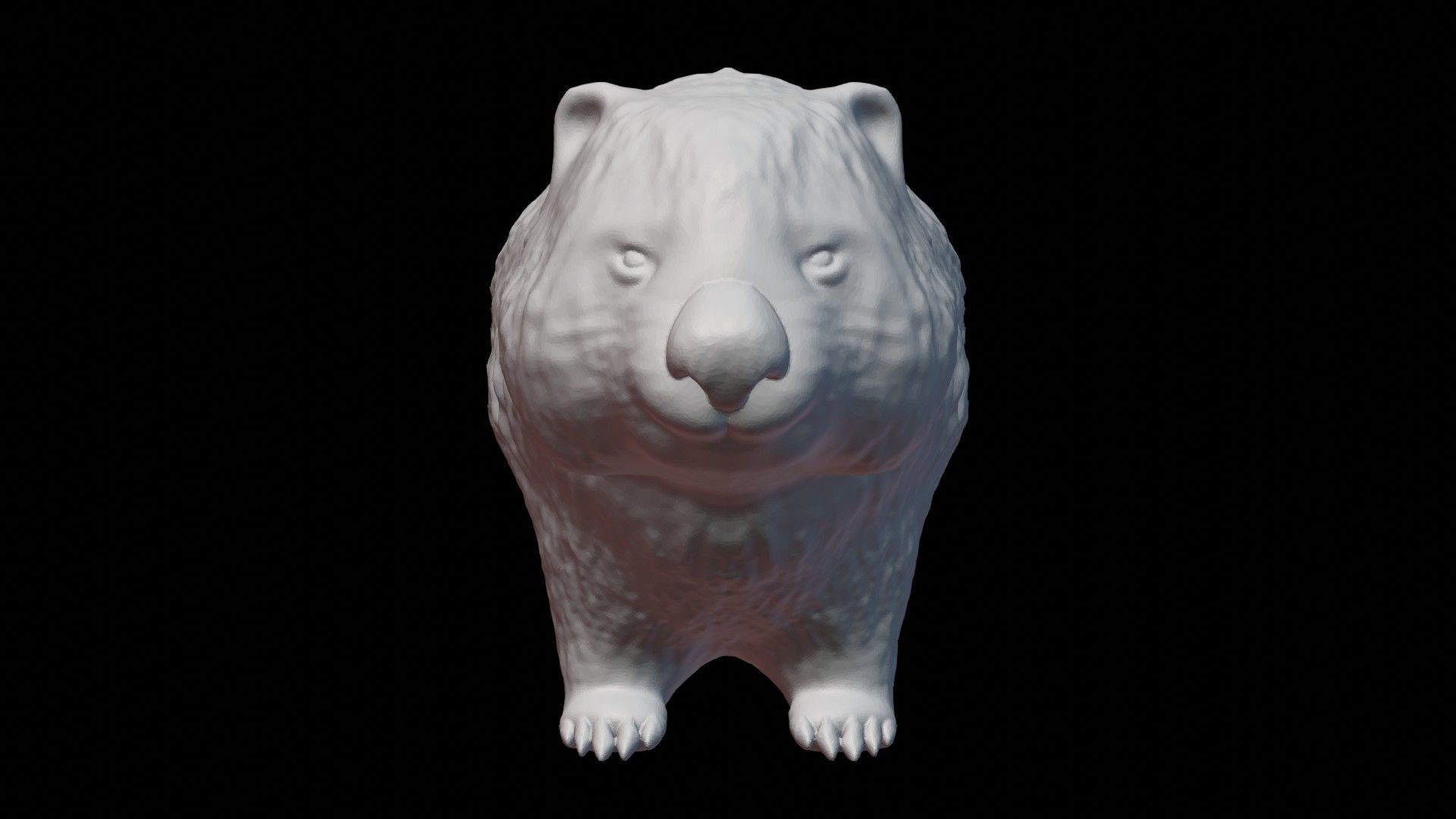 Australian Common Wombat 3D model 3D printable | CGTrader