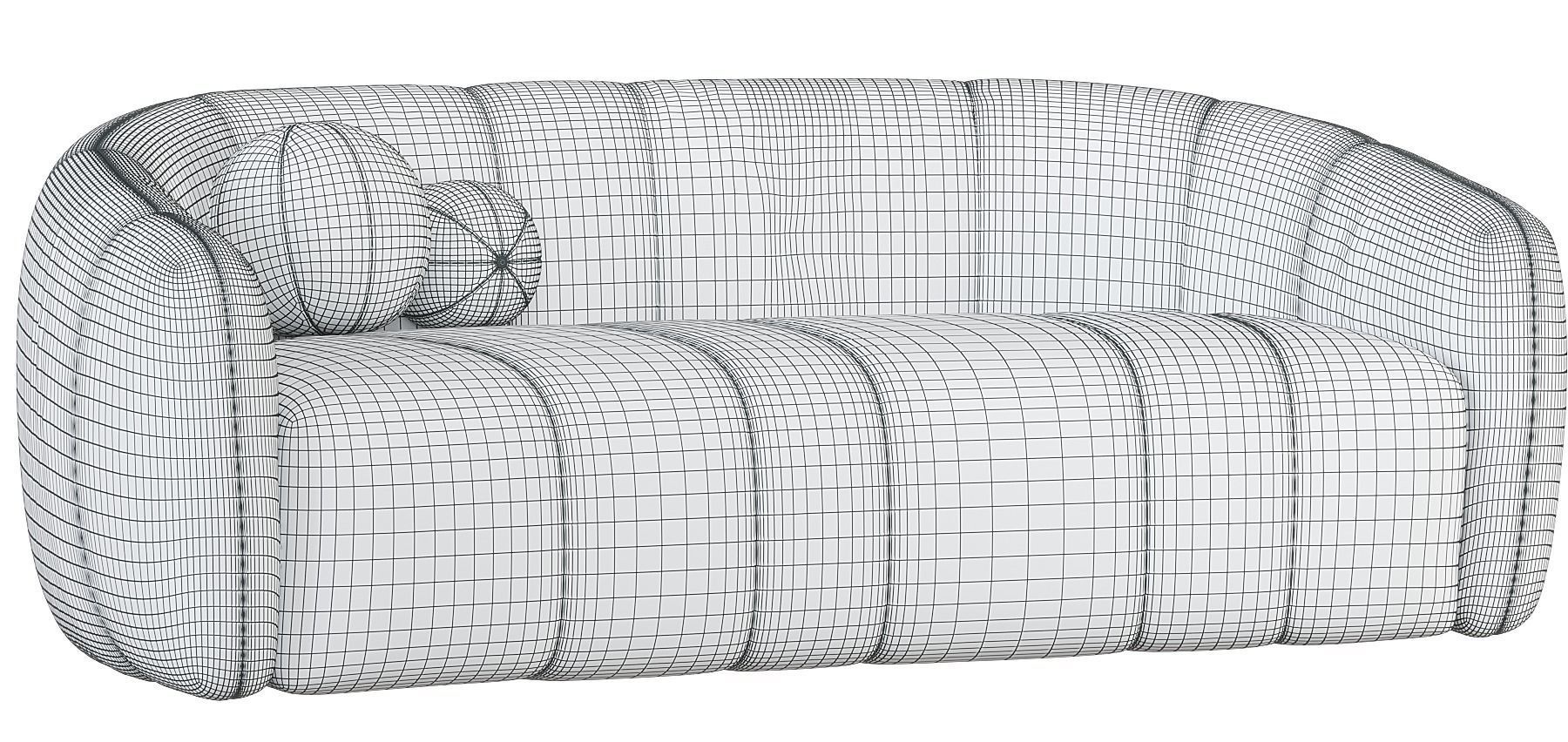 Dunnam Upholstered Sofa 3D model | CGTrader