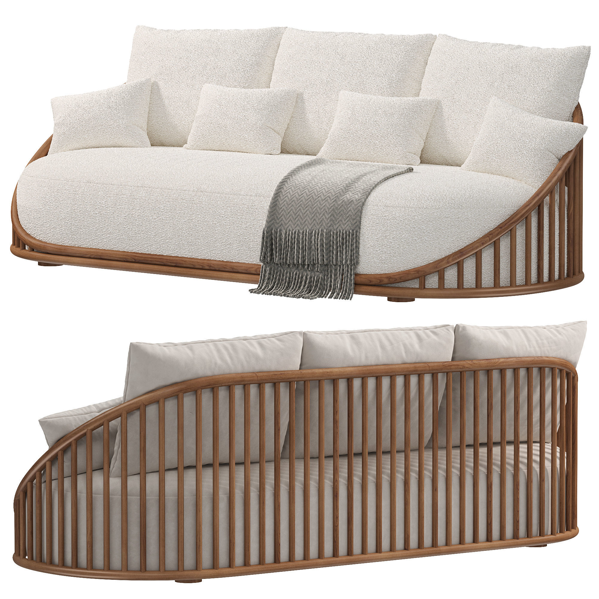 SOFA CASK by Expormim 3D model | CGTrader