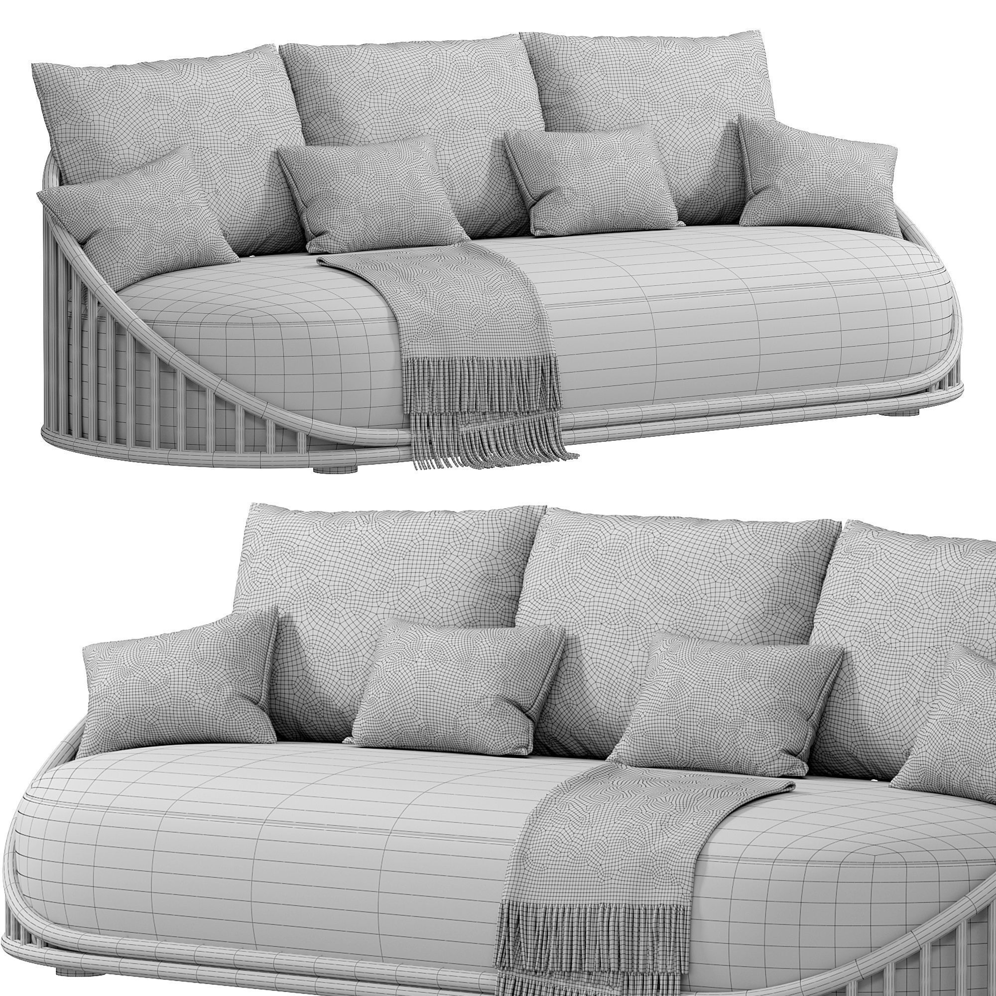 SOFA CASK by Expormim 3D model | CGTrader