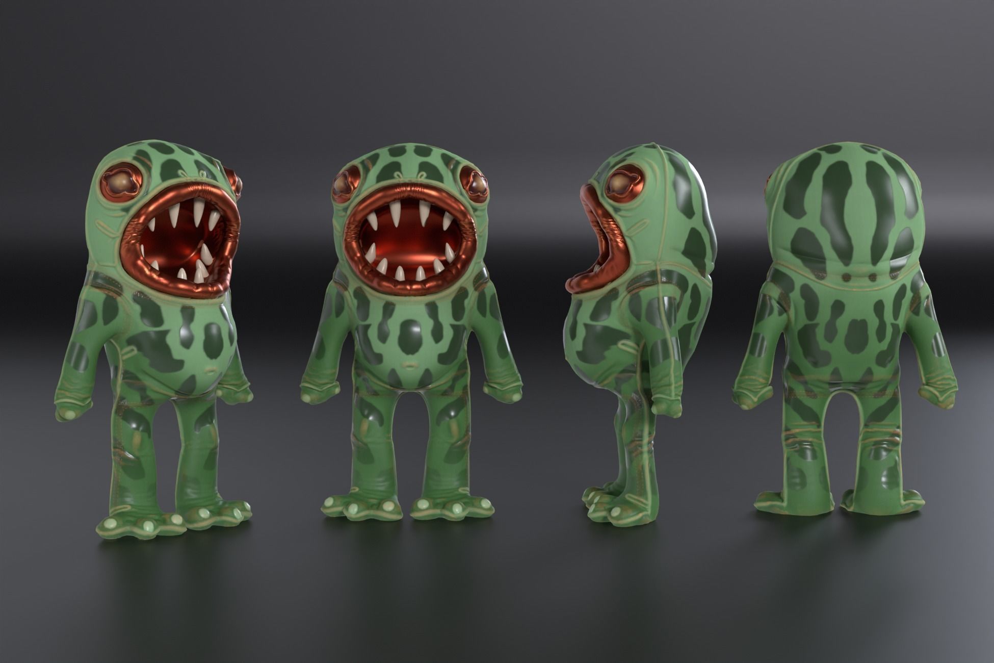 3D model Horror Plush Toys - Spooky Mascot Animals VR / AR / low-poly ...