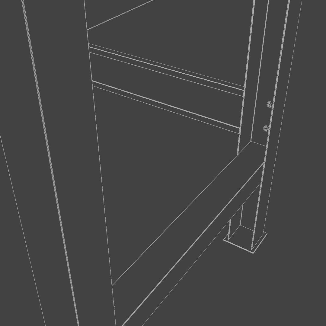 Metal work bench 3D model | CGTrader