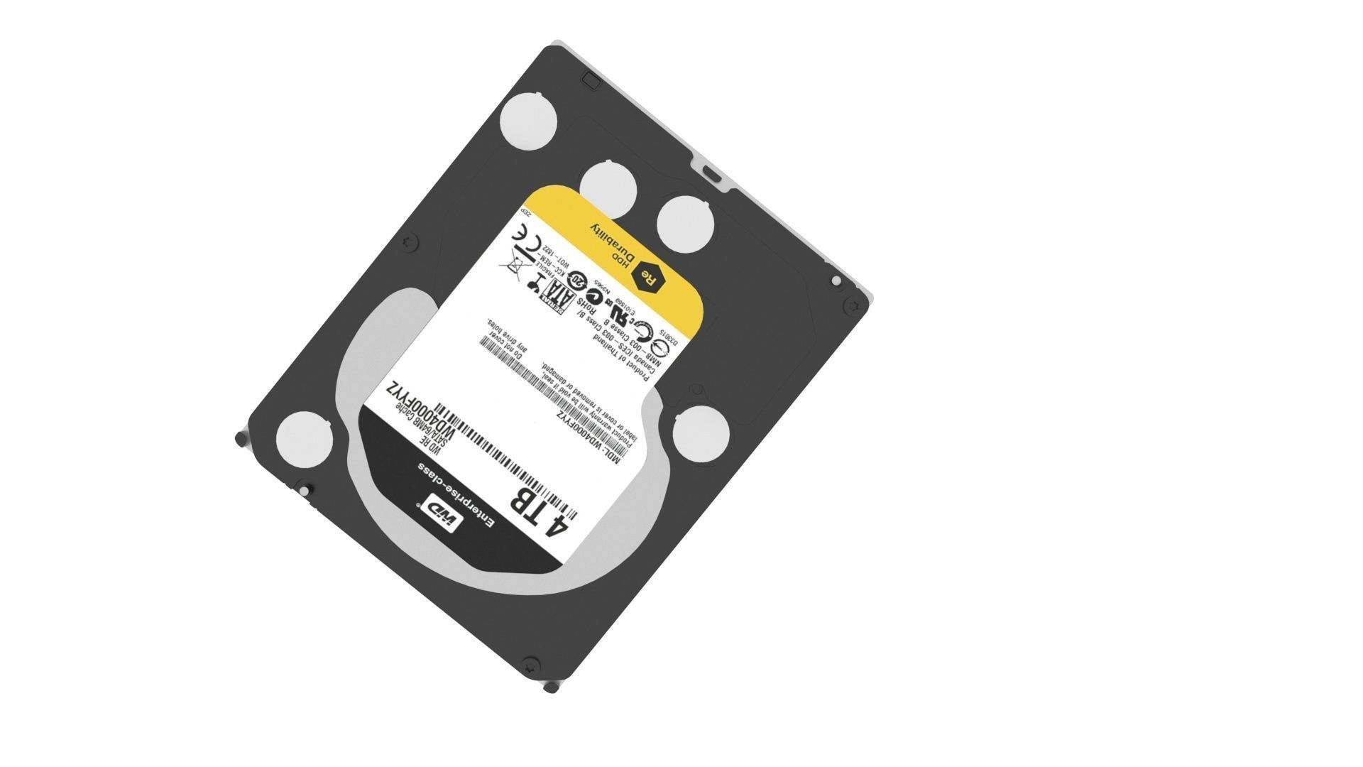 Opened Hard Disk Drive 3D model | CGTrader