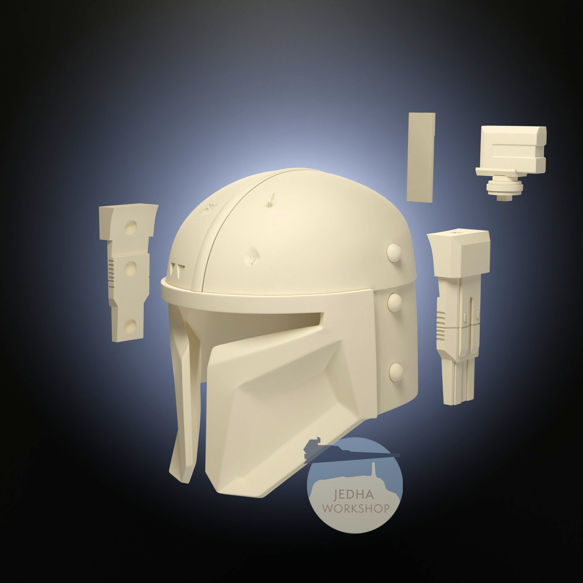 Paz Vizsla Heavy Mando Helmet 3D Print File STL Star Wars 3D model 3D ...