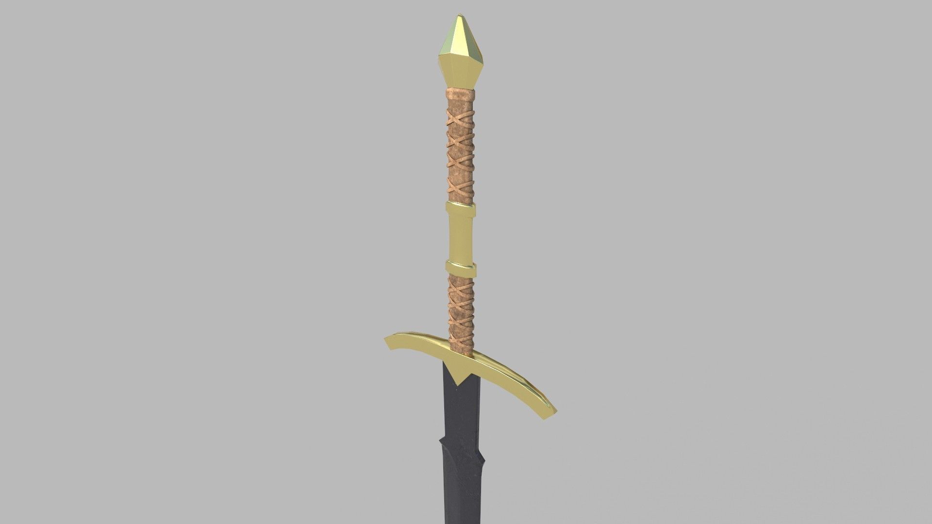 3D model Realistic Medieval Long Sword VR / AR / low-poly | CGTrader