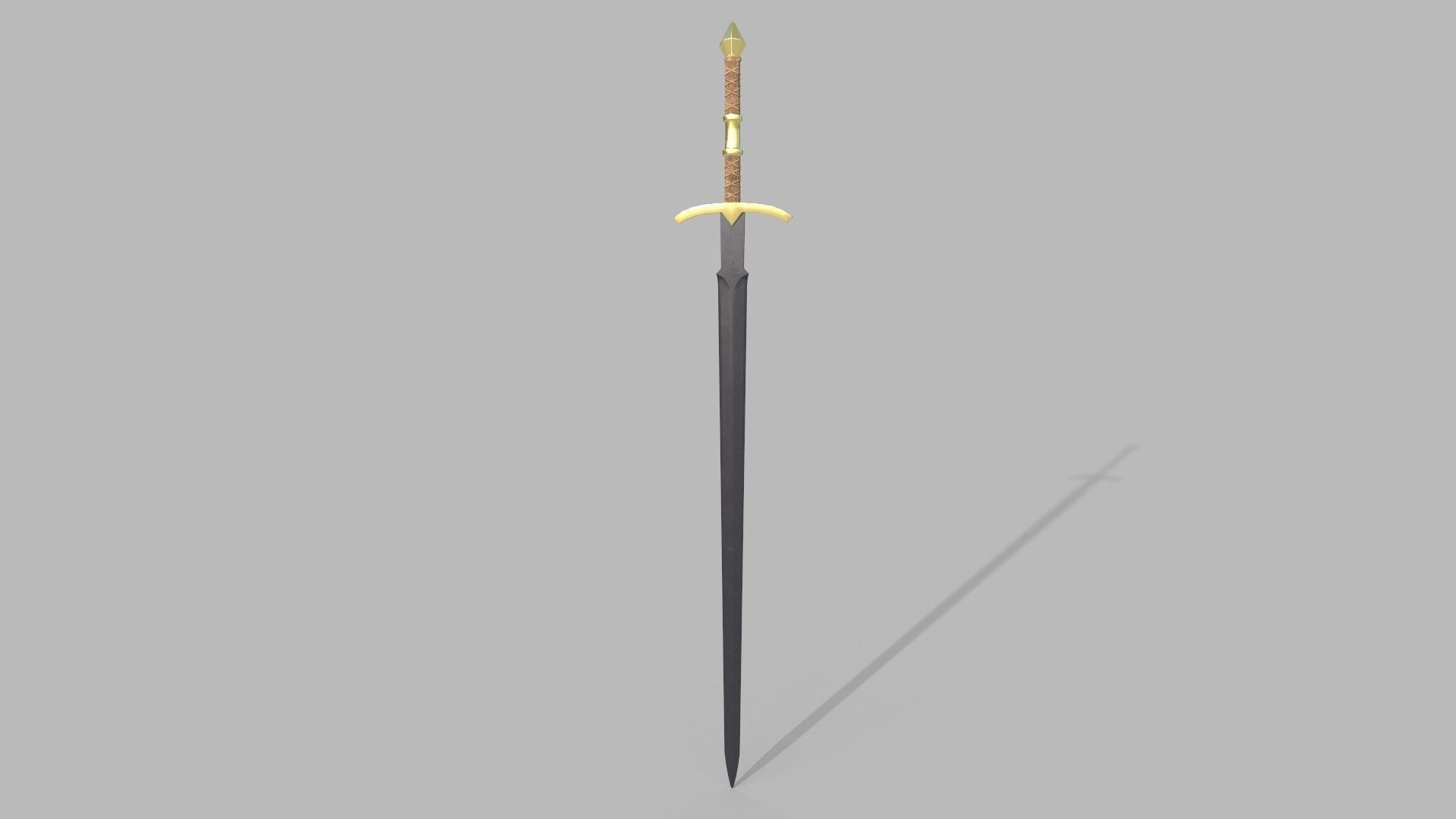 3D model Realistic Medieval Long Sword VR / AR / low-poly | CGTrader
