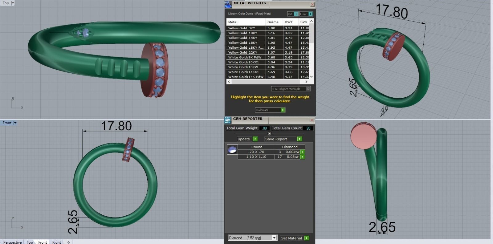 A shiny ring 3D model 3D model | CGTrader