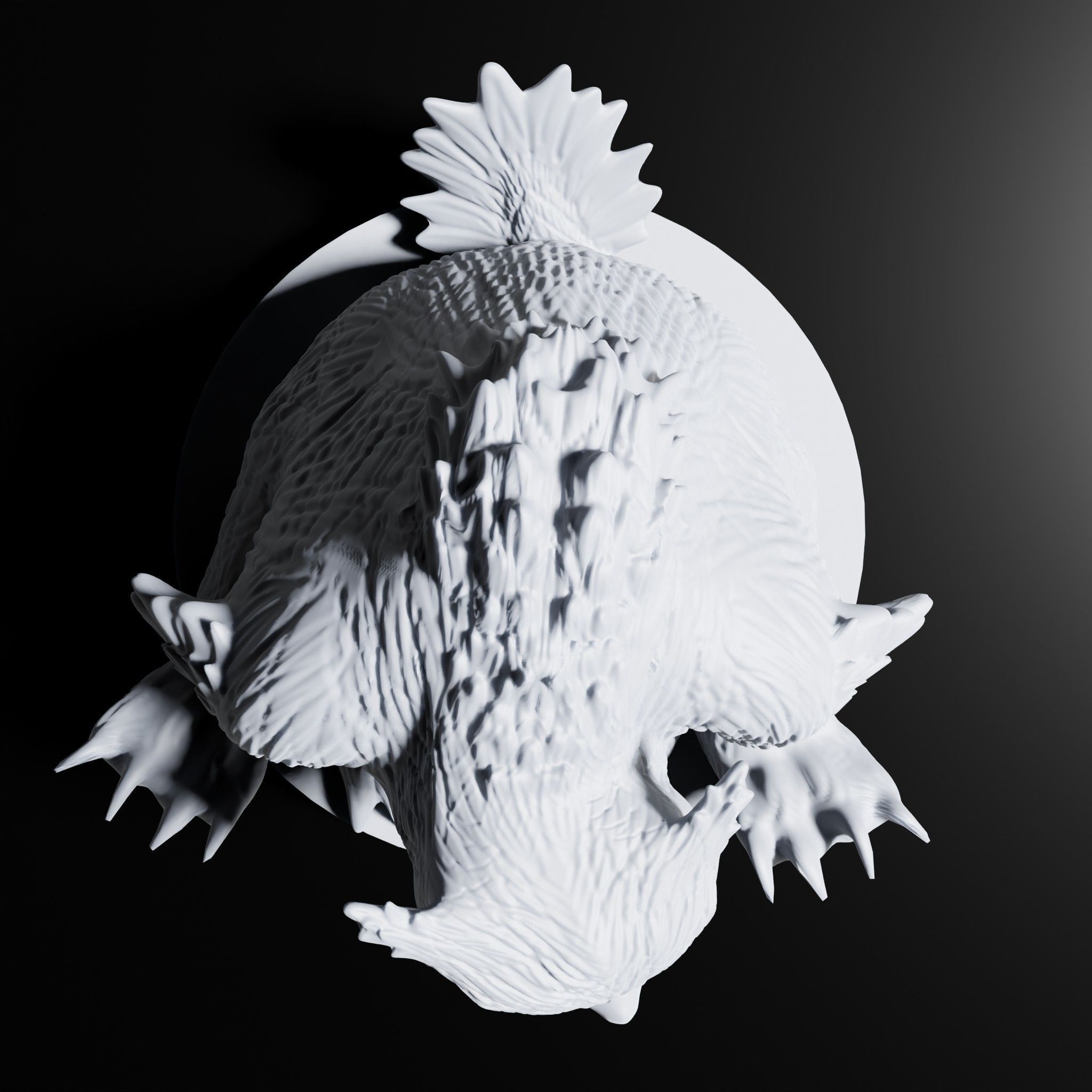 Owlbear Miniature 3D model 3D printable | CGTrader