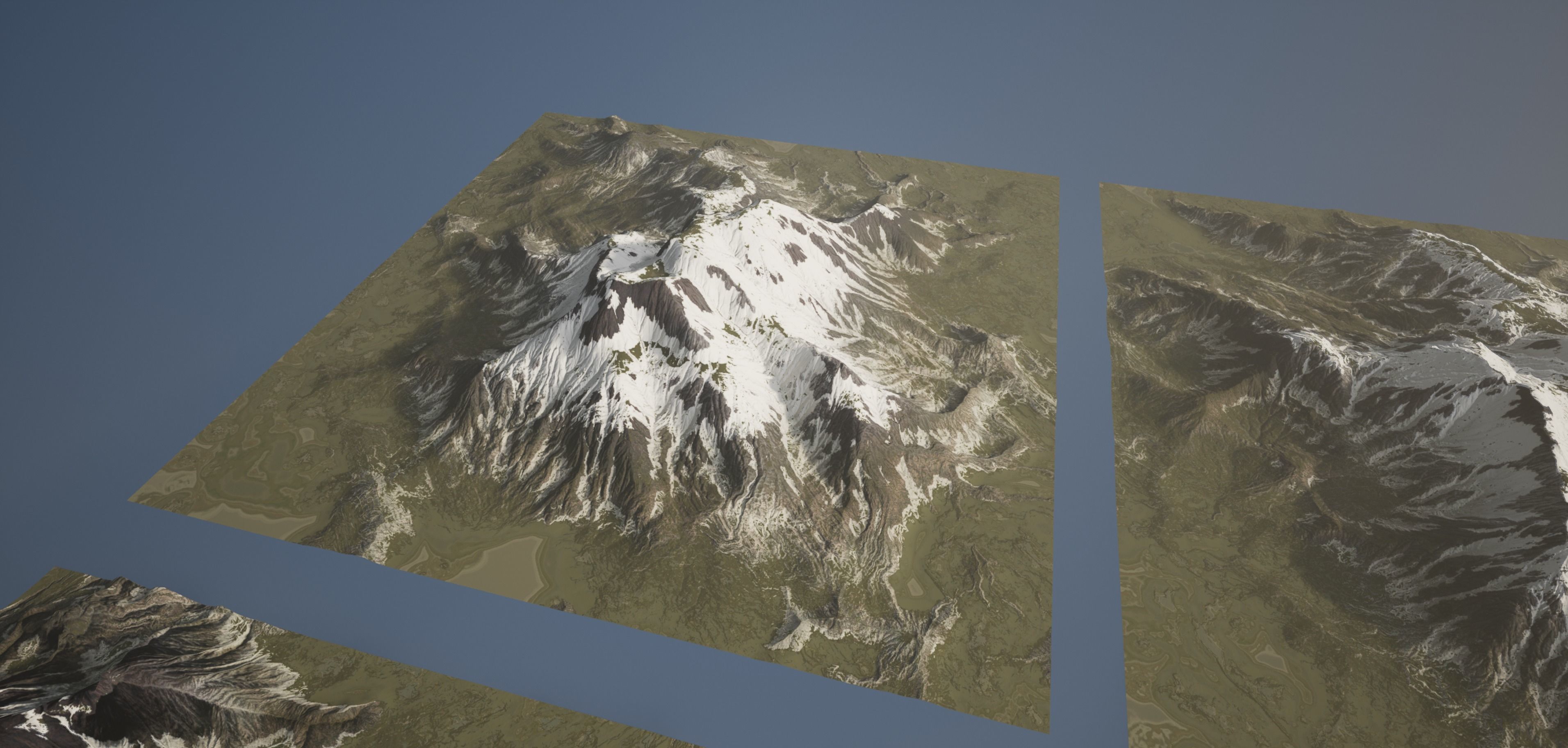 Background Snow Mountains Pack 3D model | CGTrader