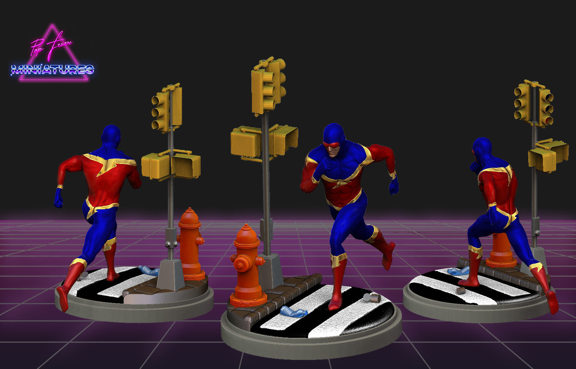 Speed Demon from Marvel Comics 3D model 3D printable | CGTrader