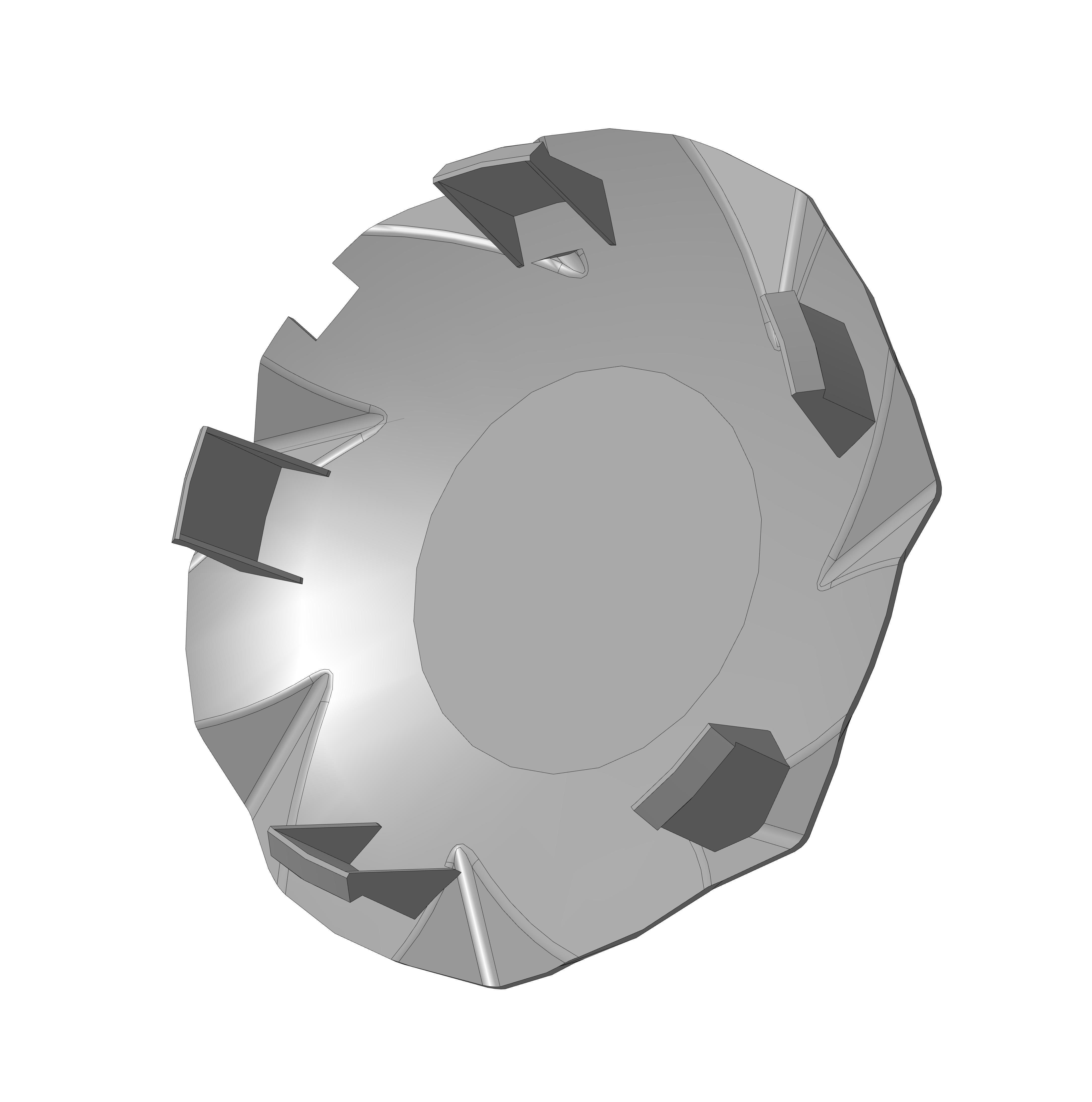 INFINITY WHEEL CAP 3D model 3D printable | CGTrader