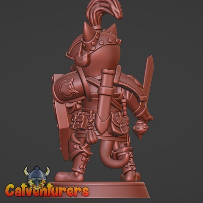 Sir Knight Cat 3D model 3D printable | CGTrader