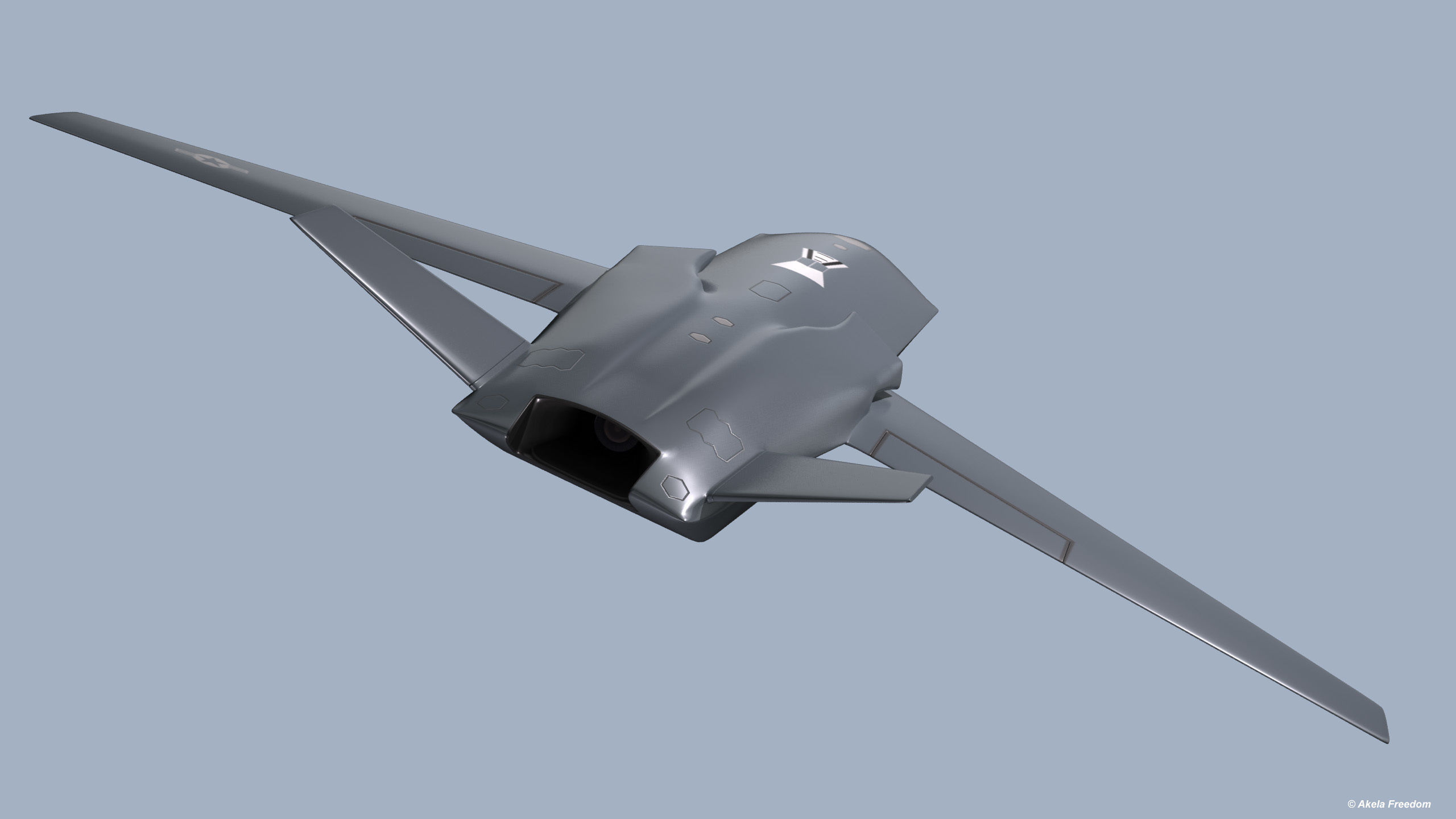 Gambit 2 UCAV 3D model | CGTrader