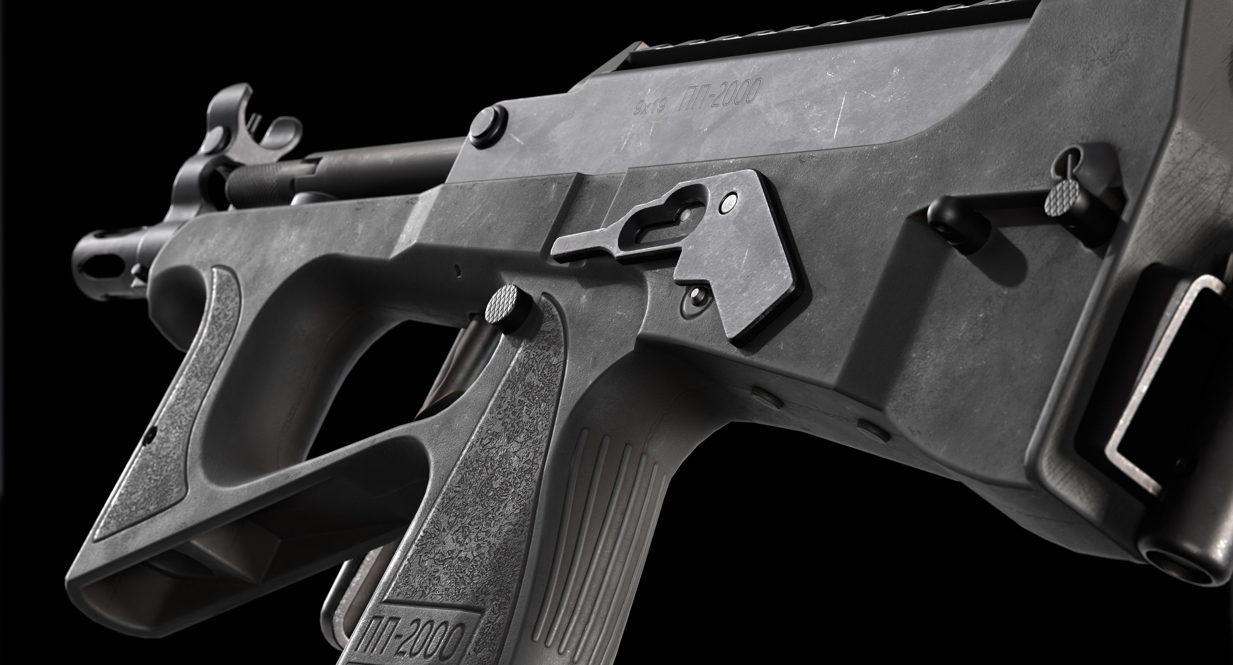 3D model PP-2000 SMG VR / AR / low-poly | CGTrader