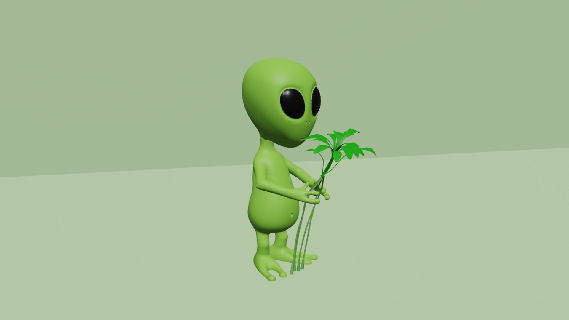 Cute Alien Vase Pot - Miniature - STL Printable 3D model 3D printable ...