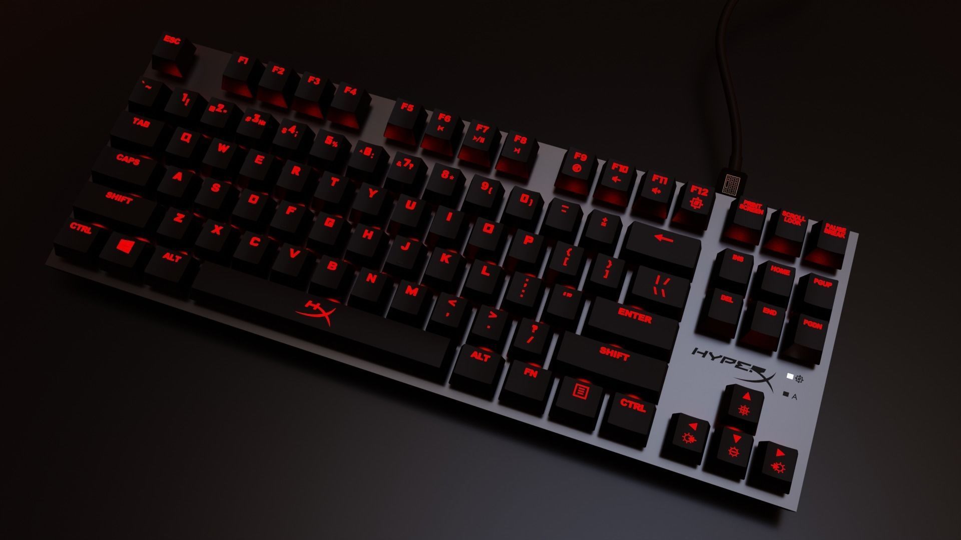 3D model Keyboard HyperX Alloy Fps Pro VR / AR / low-poly | CGTrader