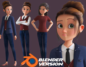 Blender girl 3D Models | CGTrader
