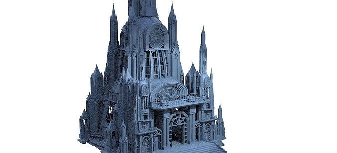 Imperial City Tower Hall cathedral 3D model | CGTrader