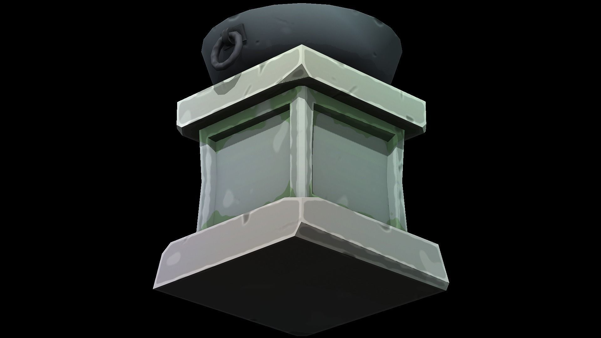 3D model Stylized Pillar Torch - PBR Game Ready VR / AR / low-poly ...