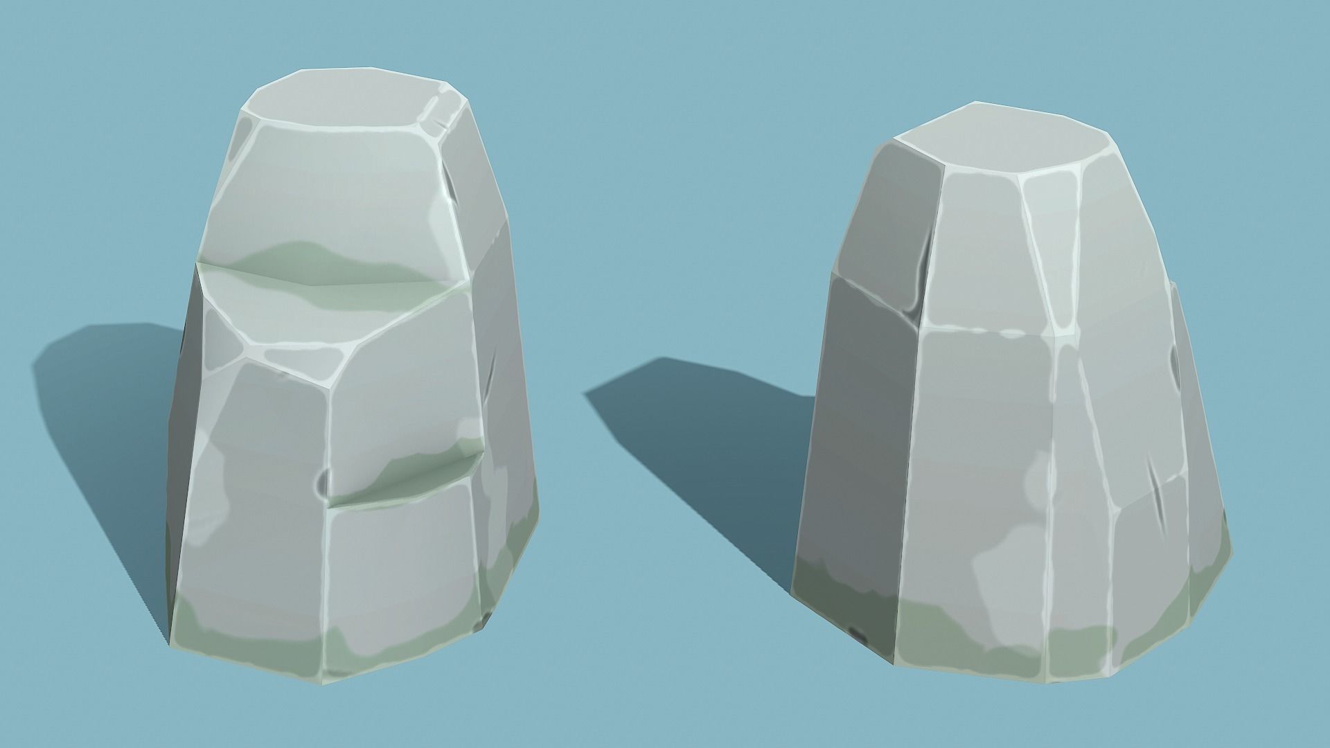 3D model Stylized Modular Stones vol-01 - PBR Game Ready VR / AR / low ...