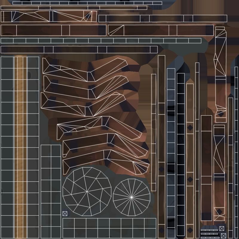 3D model Stylized Torch Stand - PBR Game Ready VR / AR / low-poly ...
