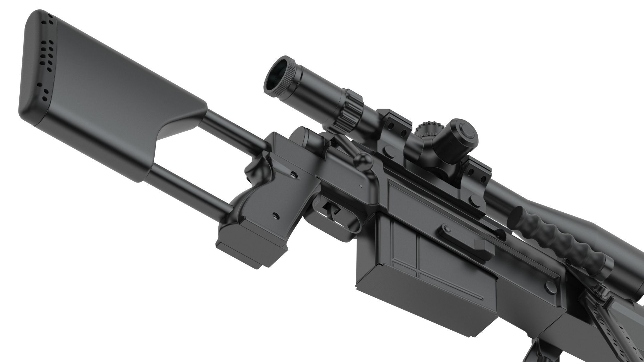 Zastava M93 Black Arrow Anti-materiel Rifle 3D model | CGTrader