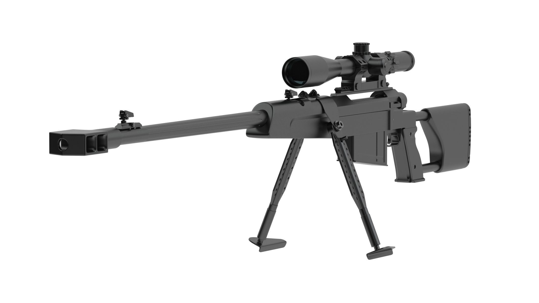 Zastava M93 Black Arrow Anti-materiel Rifle 3D model | CGTrader