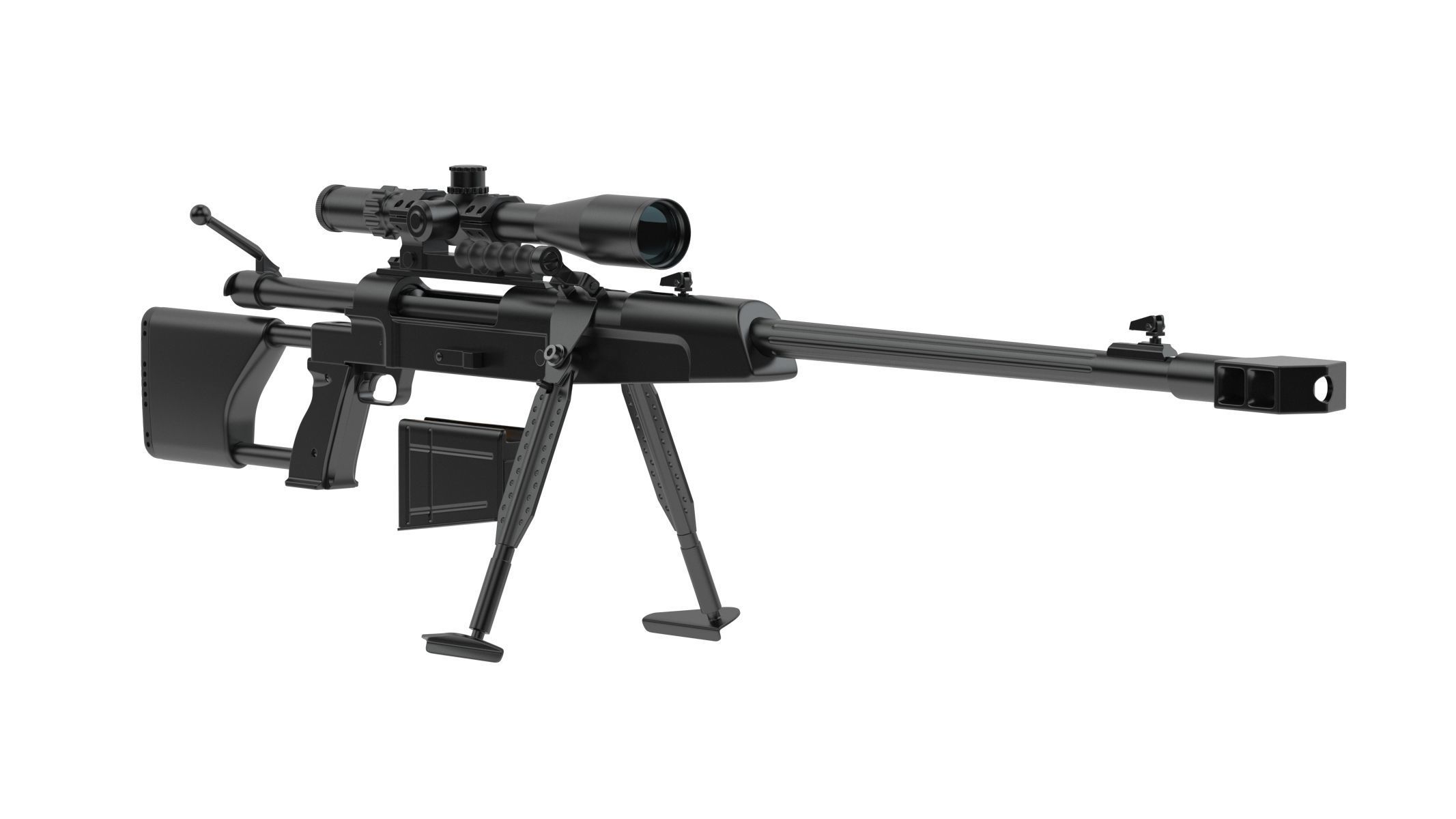 Zastava M93 Black Arrow Anti-materiel Rifle 3D model | CGTrader