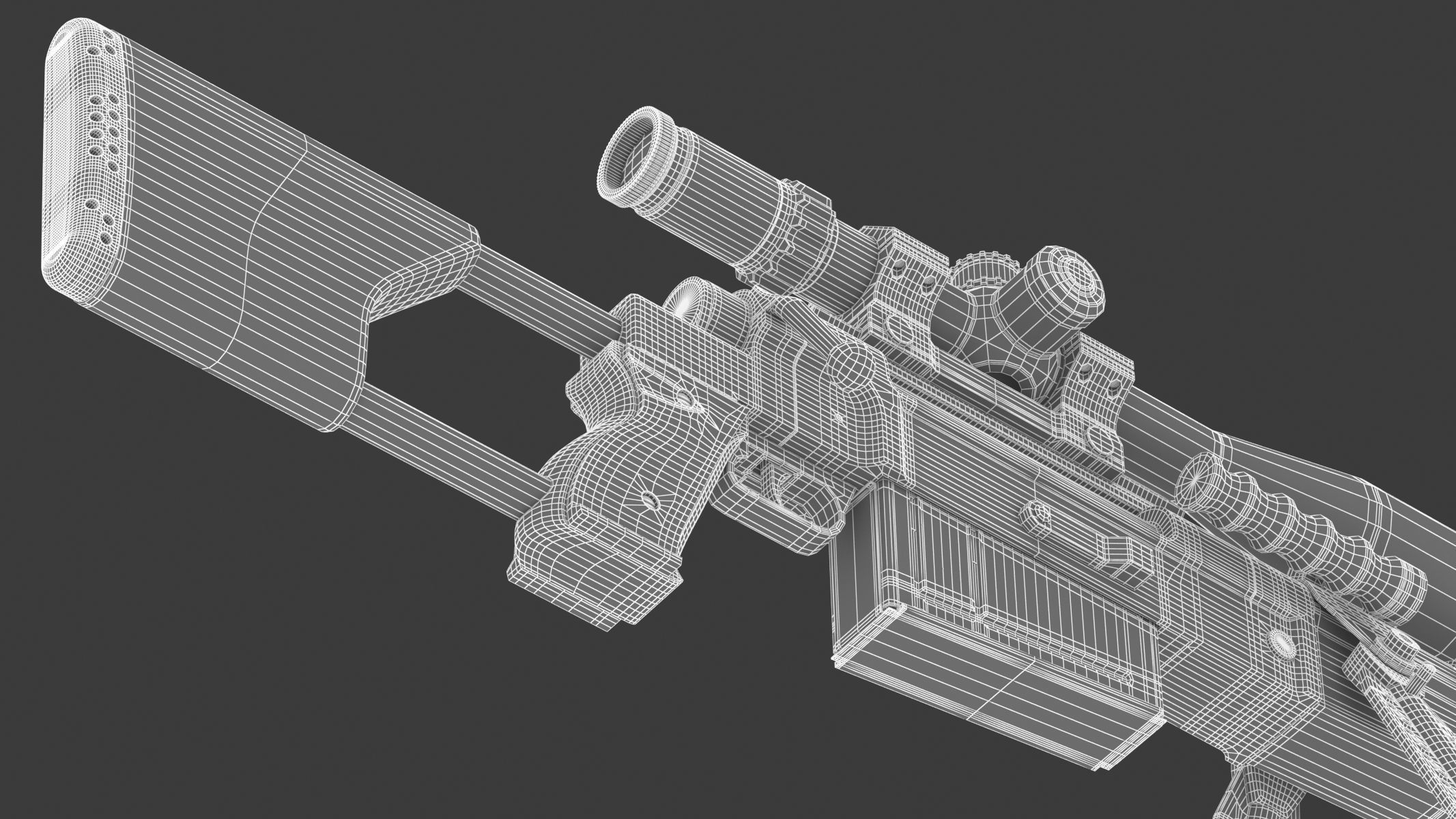 Zastava M93 Black Arrow Anti-materiel Rifle 3D model | CGTrader