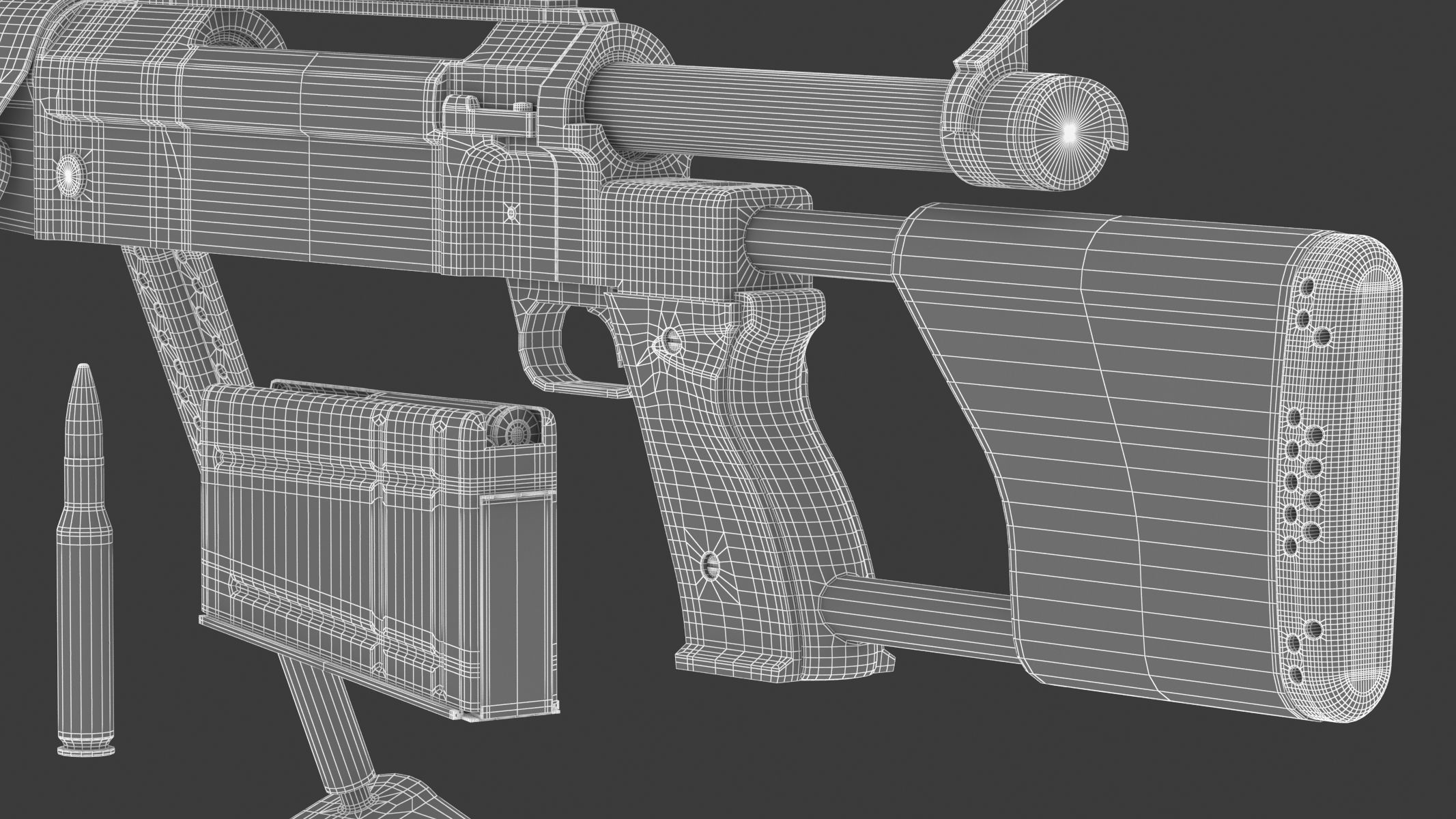 Zastava M93 Black Arrow Anti-materiel Rifle 3D model | CGTrader
