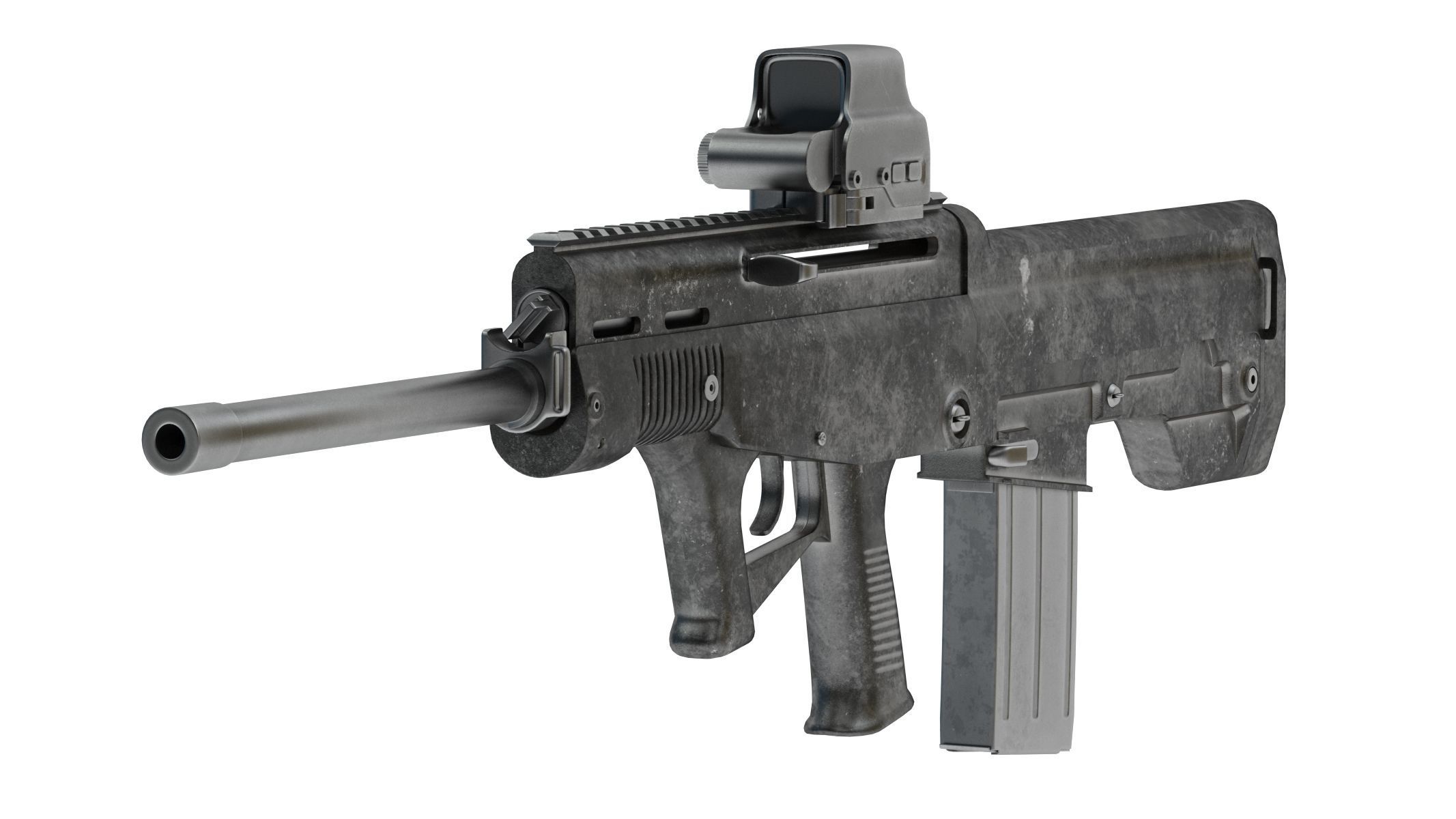 3D model LA-K12 Puma Bullup Shotgun PBR Low Poly VR / AR / low-poly ...