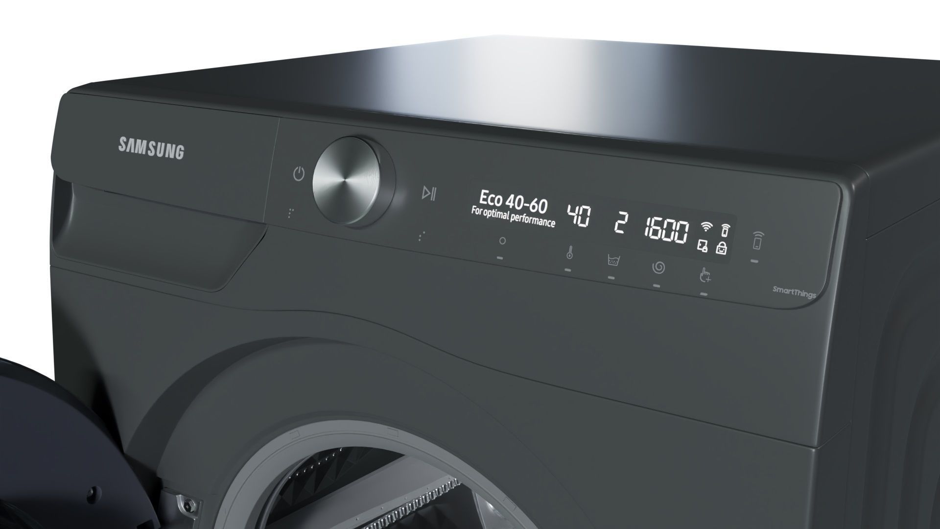 Samsung Washing Machine - Series 7 WW90T684DLHS1 free 3D model | CGTrader
