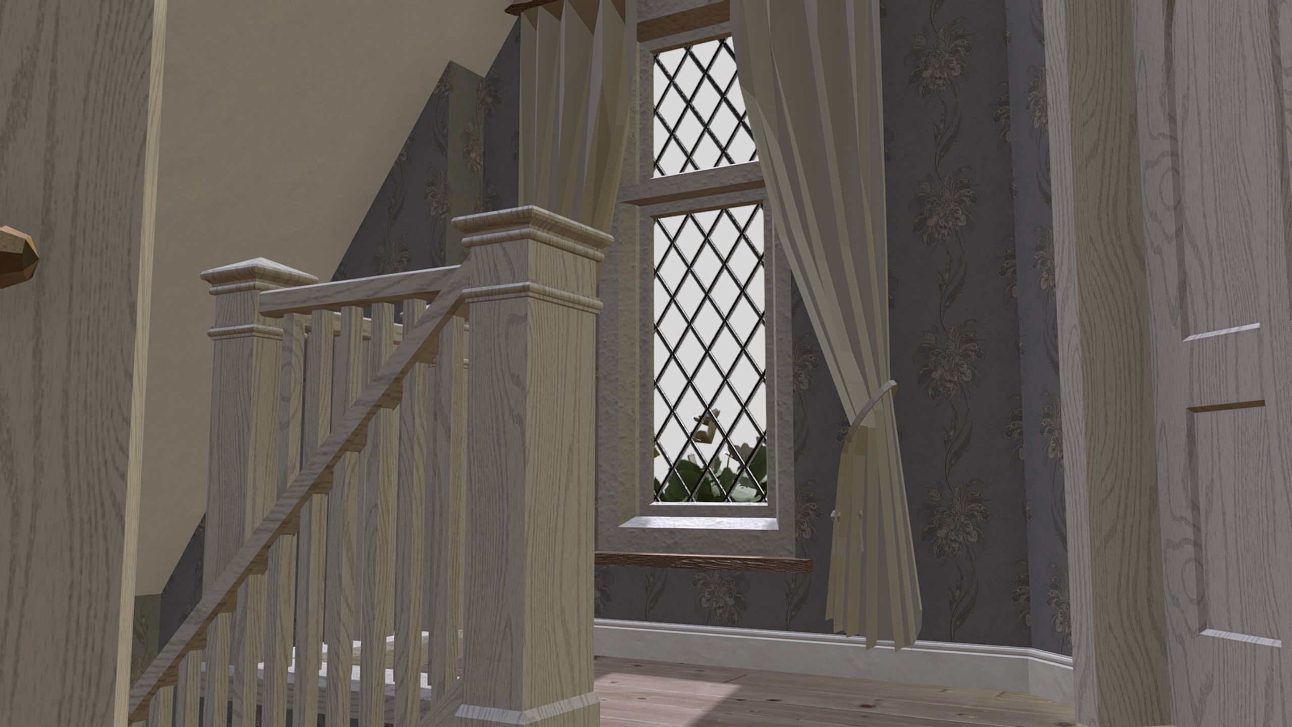 Victorian House - Abbotsfield Lodge 3D model | CGTrader