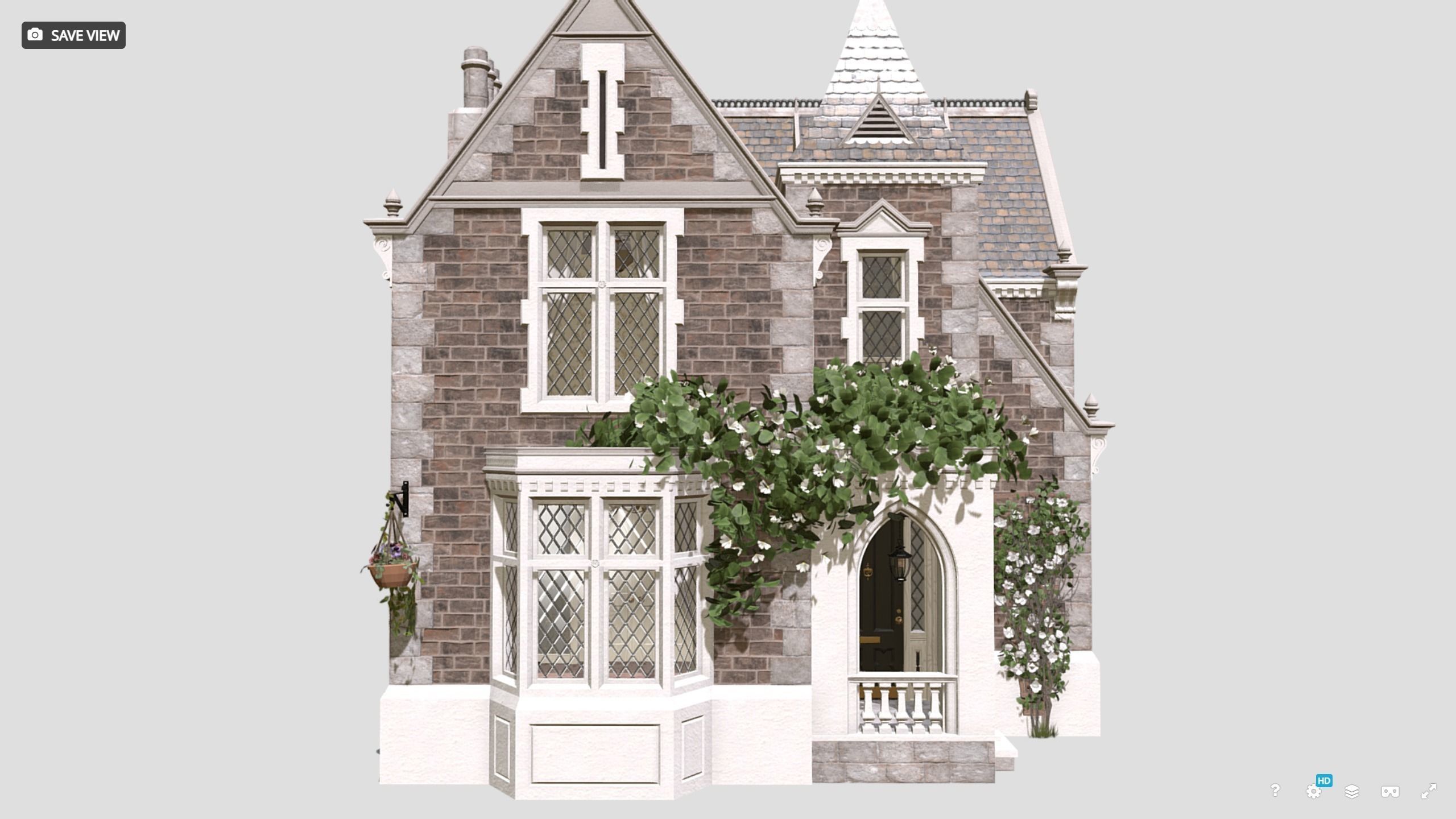 Victorian House - Abbotsfield Lodge 3D model | CGTrader